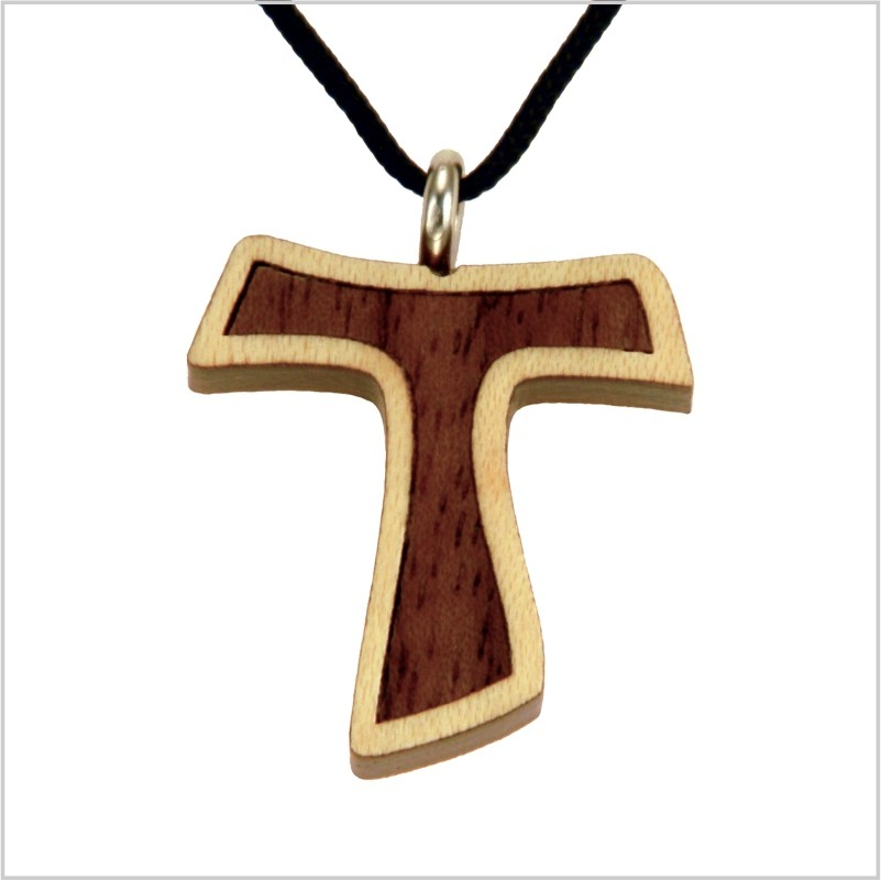 26K - Wooden cross, Tau - articlesreligieuxenbois